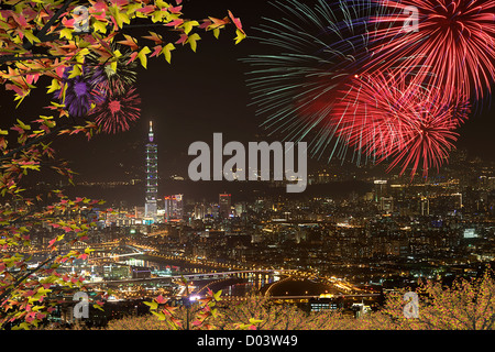 The nice view of Taipei city, Taiwan with nice background Stock Photo ...