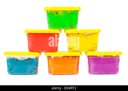 colorful plasticine blocks Stock Photo - Alamy