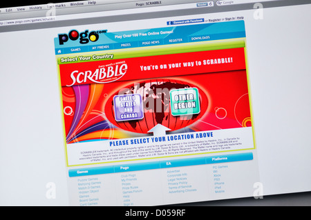 POGO website - online puzzles and games Stock Photo - Alamy