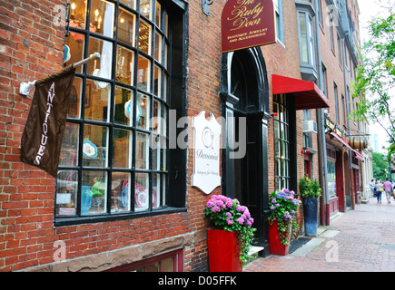 Antiques shops, Beacon Hill, Boston, Massachusetts, USA Stock Photo - Alamy