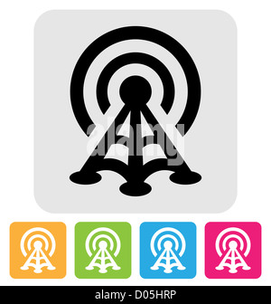 Network tower icon,vector illustration simple design Stock Photo - Alamy
