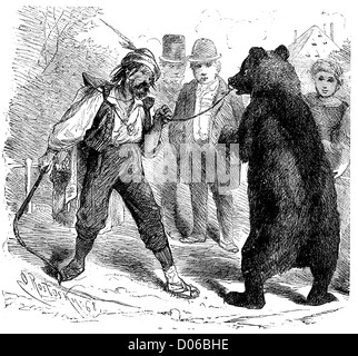 trained bear, tamer Stock Photo - Alamy