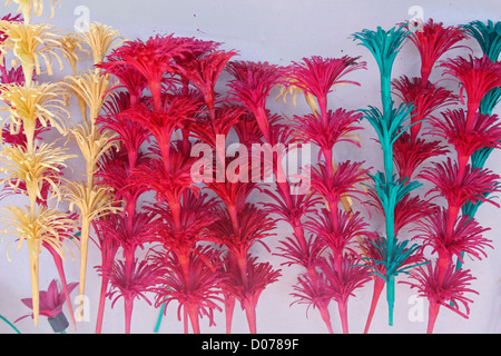 Flowers made from bamboo Stock Photo - Alamy