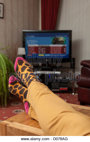 Girls wearing brightly coloured socks Stock Photo - Alamy