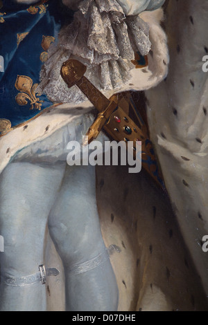 DETAIL SWORD 'JOYEUSE' REMINDER THAT KING IS CHIEF ARMIES PORTRAIT ...