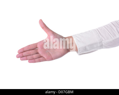 Womans Hand Ready For Handshaking Stock Photo - Alamy