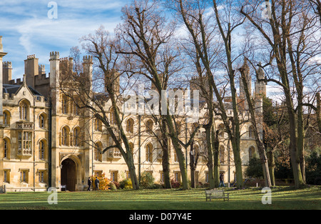 New Court building at Trinity college, Cambridge university, England ...