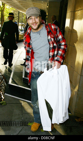 X Factor Finalist Matt Cardle arrives at the Dorchester hotel London ...