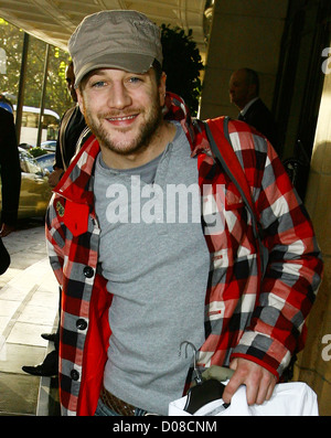 X Factor Finalist Matt Cardle arrives at the Dorchester hotel London ...