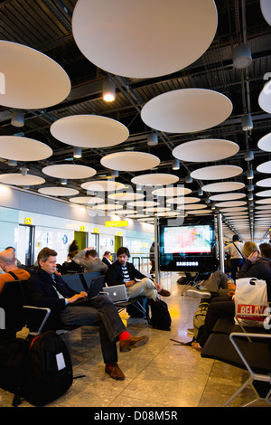 Heathrow Terminal 5 roof architectural detail, London, England, UK ...