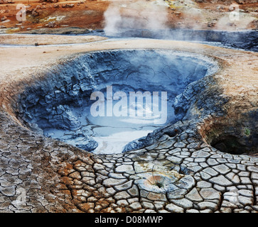 Thermal fumarole in Iceland Stock Photo - Alamy