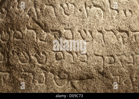 Jewish ancient holy writings on stone surface Stock Photo - Alamy