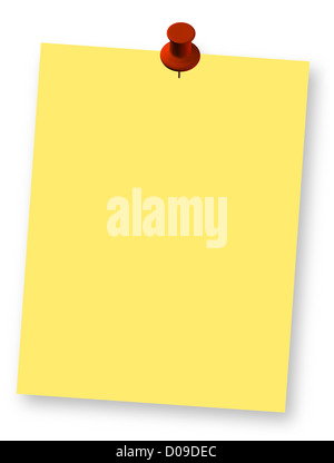 Yellow sticker paper note Stock Photo - Alamy