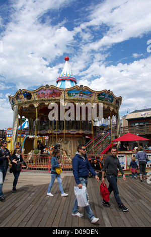 San Francisco Carousel at Pier 39 Stock Photo - Alamy