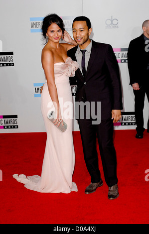 John Legend, Christine - 2010 American Music Awards - AMA - At the ...