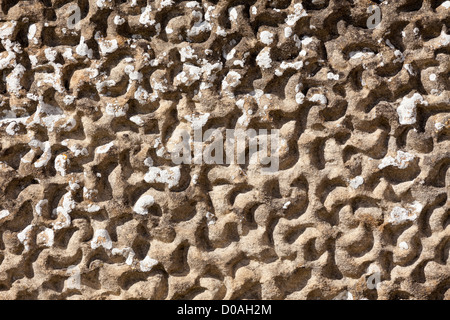 Vermiculated rustication of Cotswold stone Stock Photo - Alamy