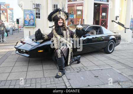 David Hasselhoff poses in his Captain Hook costume New Wimbledon ...