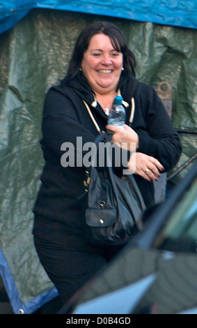 Mary Byrne X Factor Finalists at the rehearsal studios. London, England ...