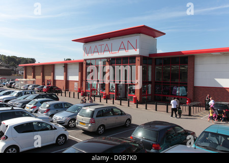 Signage at a Matalan clothing store in Hertford, Hertfordshire Stock ...