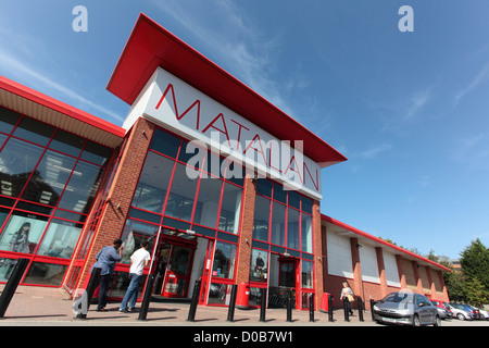 Signage at a Matalan clothing store in Hertford, Hertfordshire Stock ...