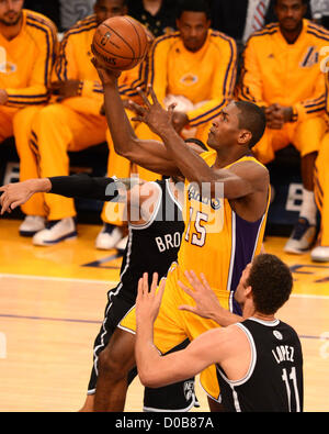 Los Angeles Lakers' Metta World Peace participates in Laker media day ...