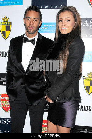 Fulham striker Mousa Dembele and girlfriend arriving at ABC for SOS ...