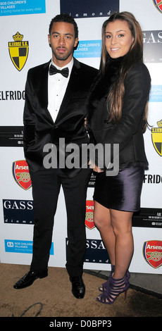 Fulham striker Mousa Dembele and girlfriend arriving at ABC for SOS ...