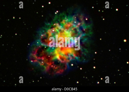 The Crab Nebula is a supernova remnant in the constellation of Taurus. Elements of this image ...