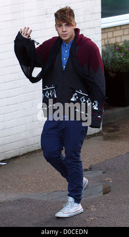 Aiden Grimshaw 'The X Factor' contestants arrive at the rehearsal ...