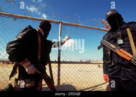 Masked Members of the Iraqi National Police Force Hold Their AK-47 ...