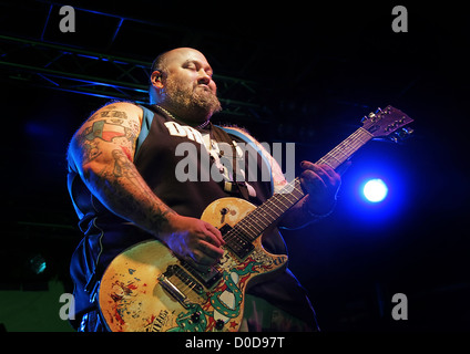 Chris Burney of Bowling For Soup performing at Liverpool O2 Academy ...