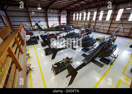 Hangar HAATS or High Altitude Army National Guard Training Site base ...
