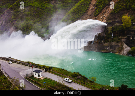 Fierza lake reservoir hydropower plant. Albania Stock Photo - Alamy