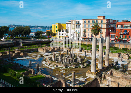 Pozzuoli, the ancient Puteoli, Italy in the 19th century Stock Photo ...