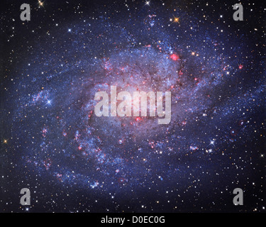 Triangulum Spiral Galaxy, M33, NGC 598 Stock Photo - Alamy