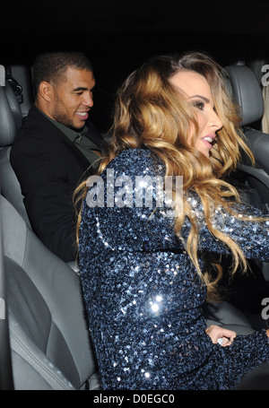 Nadine Coyle and boyfriend Jason Bell arrive at Heathrow airport ...