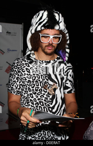 Stefan Kendal Gordy-Jackson, aka Redfoo of LMFAO Fashion's Night Out ...