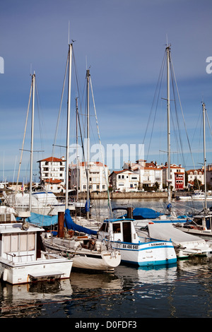 Ciboure Port and St Jean de Luz French Basque country France Puerto de ...