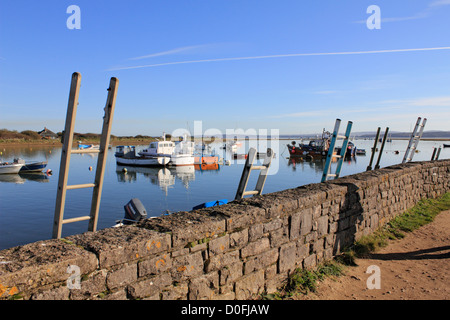 Keyhaven Harbour, Hampshire, England UK Stock Photo - Alamy