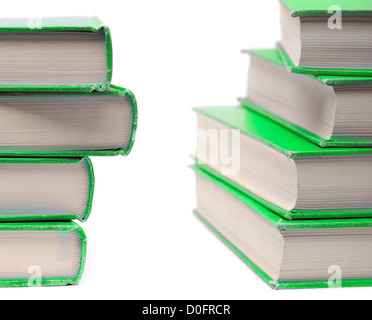 old green dictionary on white background Stock Photo - Alamy