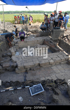 Lamongan, East Java, Indonesia- FINDINGS EXCAVATION TEMPLE. Some ...
