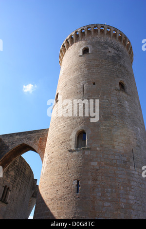 Interior of Bellver castle, Majorca Stock Photo - Alamy