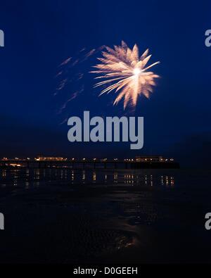 Worthing Pier Fireworks on 25/11/2012 at Worthing Pier, Worthing. A ...
