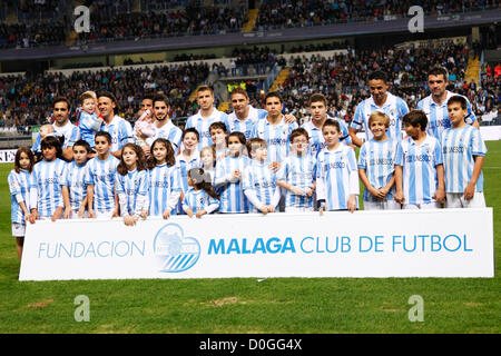Malaga team group line-up (Malaga), FEBRUARY 21 2015 - Football/Soccer ...