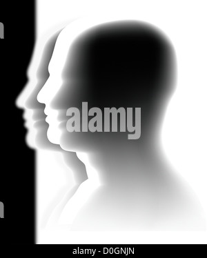 Anonymous face, conceptual illustration Stock Photo - Alamy