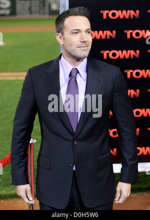 Ben Affleck Premiere of 'The Town' at Fenway Park Boston, USA Stock ...