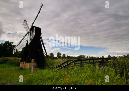 Wicken Fen and Wind pump, Cambridgeshire, England Stock Photo - Alamy