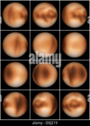 Digital Illustration of Pluto's Rotation Stock Photo - Alamy
