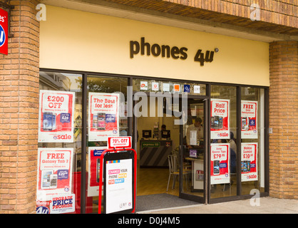 Phones 4U shop, UK Stock Photo - Alamy