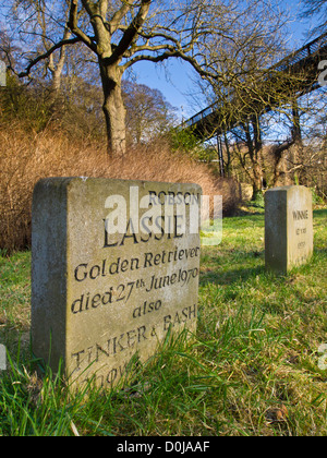 Pet cemetery, Jesmond Dene Stock Photo - Alamy